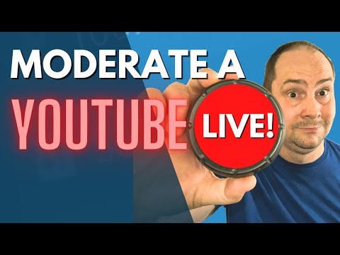 How To Moderate A YouTube Live Stream - Live Demo