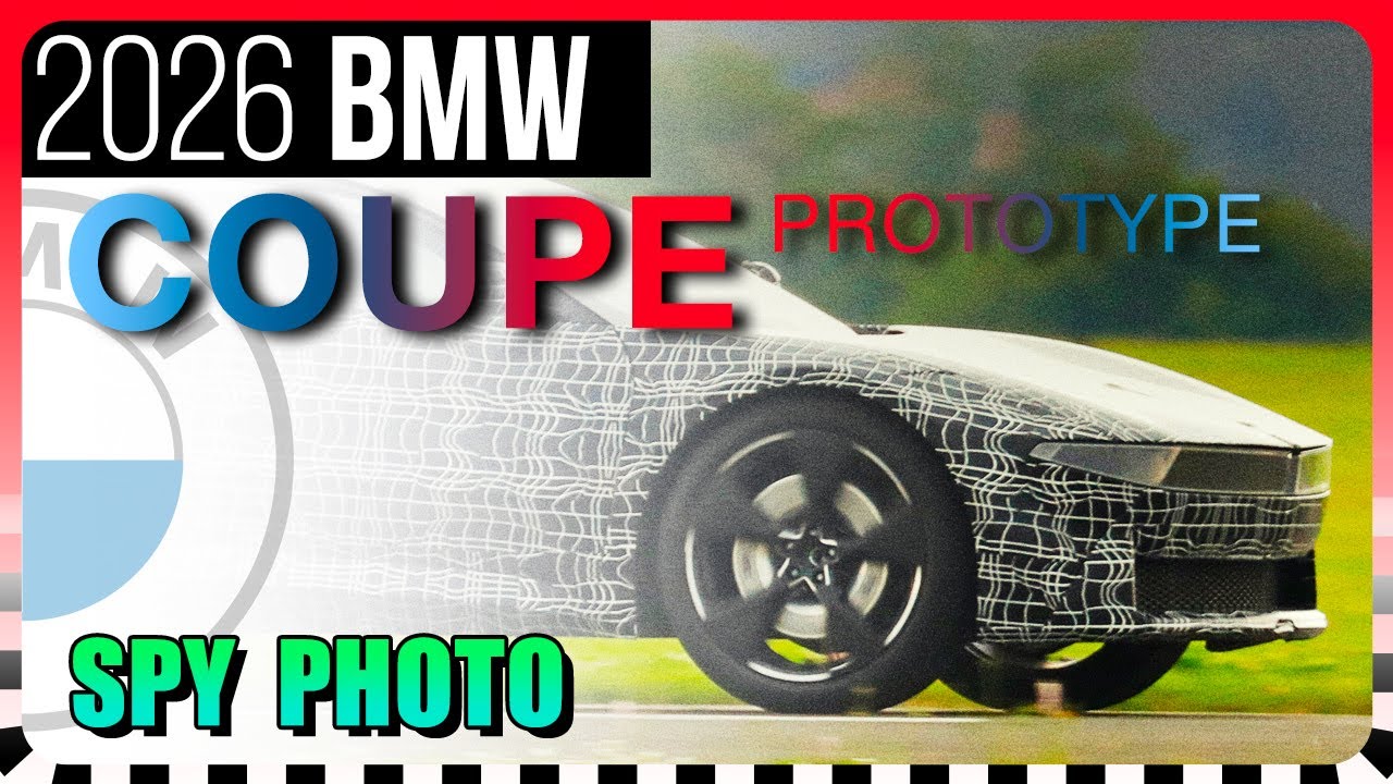 Crazy BMW Coupe Prototype With Neue Klasse DNA and Wheel Hub Motors ...