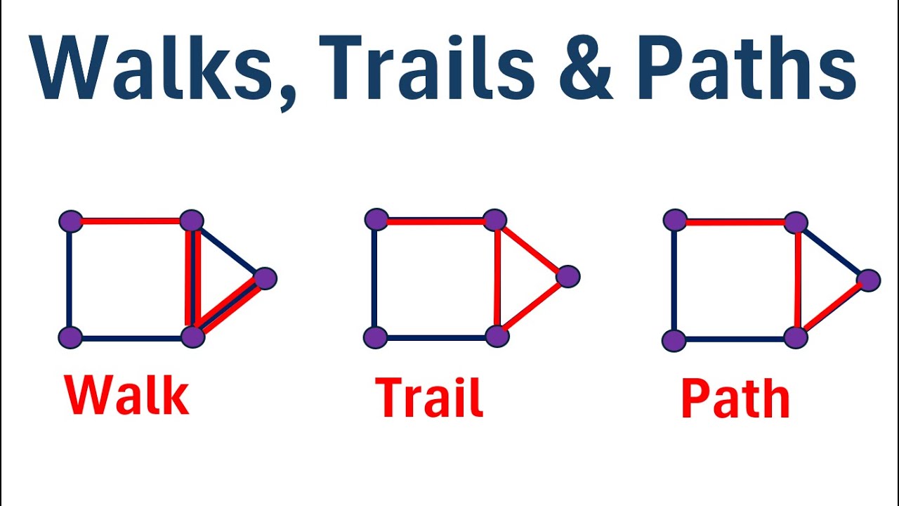 Graph Theory: A Guide to Walks, Trails and Paths
