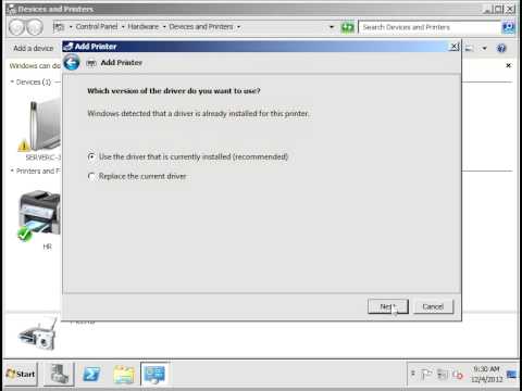 Printing with TCPIP Ports