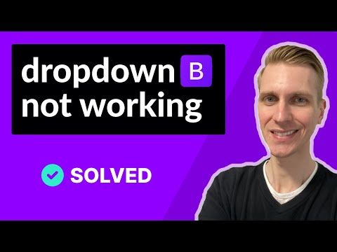 Bootstrap 5 dropdown not working (SOLVED)