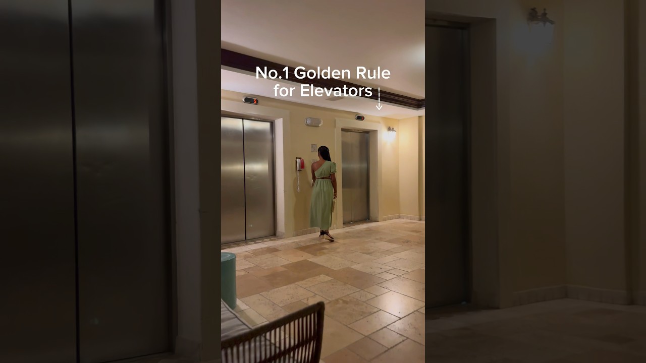 Elevator / Lift Etiquette - The Golden Rule #etiquettetips