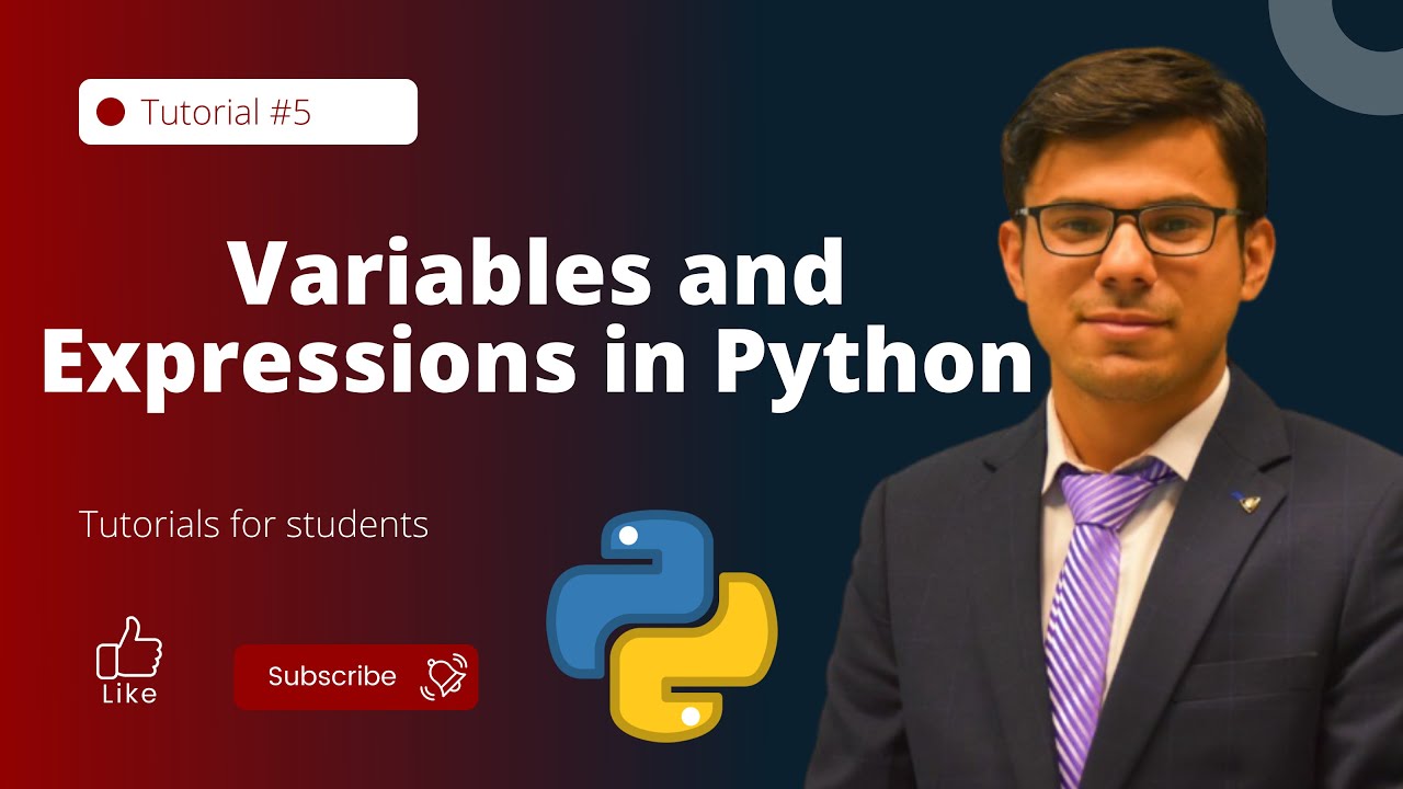 How to declare variables and expressions in Python | Python for Beginners