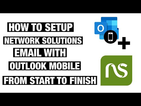 Network Solutions Email Setup Email Client Setup IMAP | Outlook Mobile | Settings That Work 2022