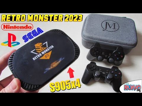 Análise do Console Retro Monster Android (S905x4) com 48.000 GAMES