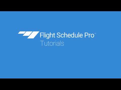 Set up Activity Types on Flight Schedule Pro v4