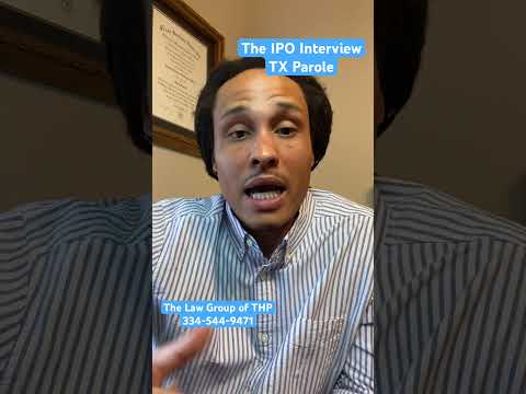 Step 3: The IPO Interview? #jail #prison #parole #tdcj #jailbreaks #jailbird