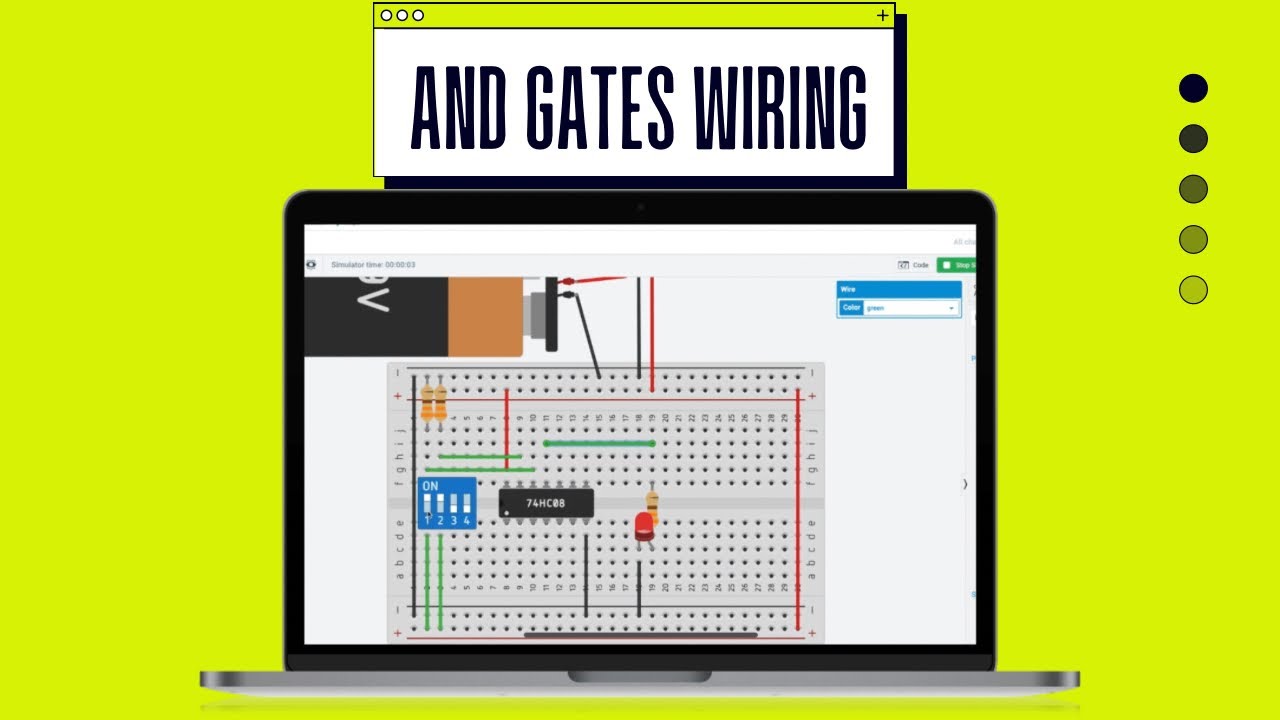 AND GATES Tinkercad Tutorial | Logic Gates using Tinkercad | TinkerCad Part 4
