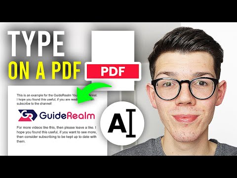 How To Type On A PDF - Full Guide
