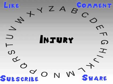 How to Say or Pronounce Injury