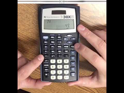 TI-30X IIS: Exponents