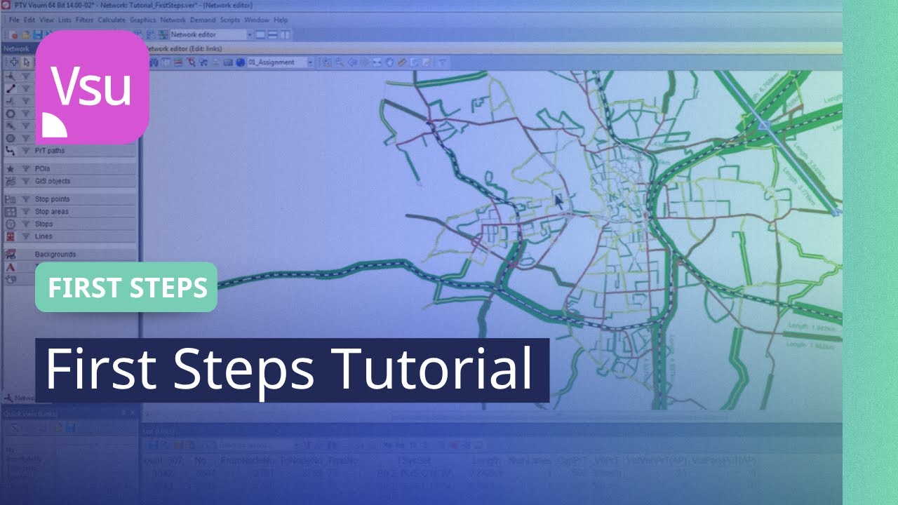 First Steps Tutorial | PTV Visum | Tutorial