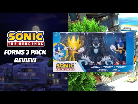 Jakks Pacific Sonic The Hedgehog Forms 3 Pack Review
