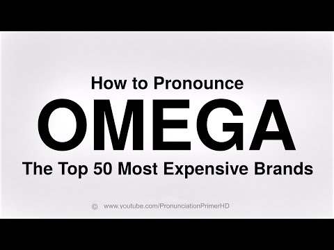 HOW TO PRONOUNCE OMEGA
