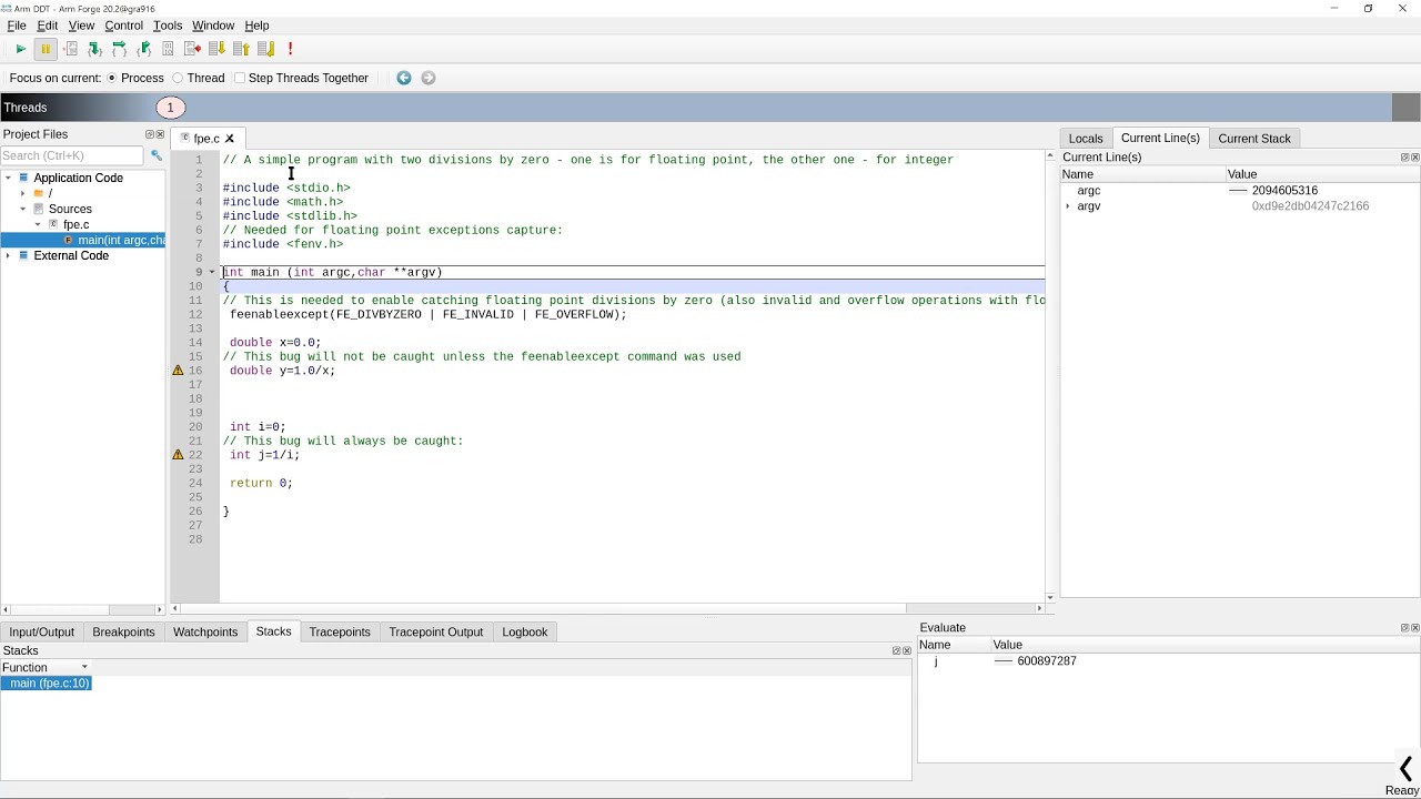 Debugging your code with DDT