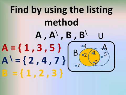 شرح درس The universal set - Math - الرياضيات لغات - الصف الخامس ...