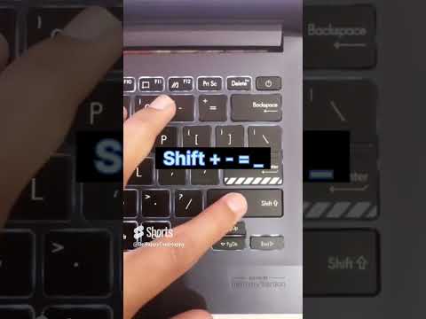 How to press underscore #shorts #youtubeshorts #youtubeshorts #shorts