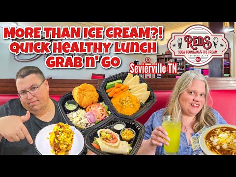 Reds Soda Fountain Healthy Lunch? Grab n Go from Seasons 101! Chili and Hot Dogs! Sevierville, TN!