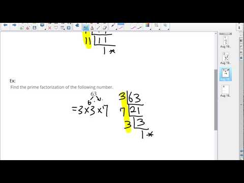 106 1.9c Calculating the prime factorization of a composite number