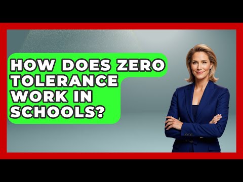 How Does Zero Tolerance Work In Schools? - Special Education Learning