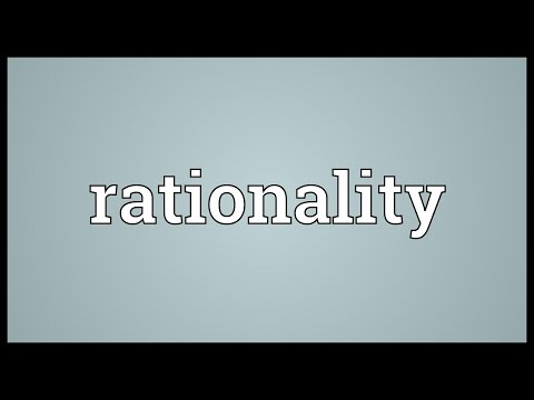 Rationality Meaning