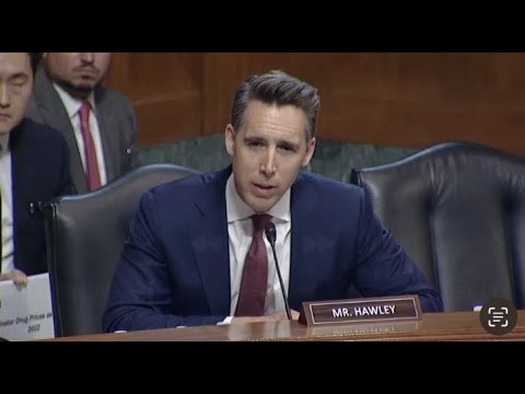 Hawley Blasts PBMs For ‘Screwing’ Patients, Demands Congress Break Up Their ‘Pharma Monopoly’