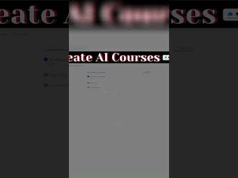 Mini Course Generator: The Ultimate Tool for Generating Successful Mini Courses. #ai #shorts #viral