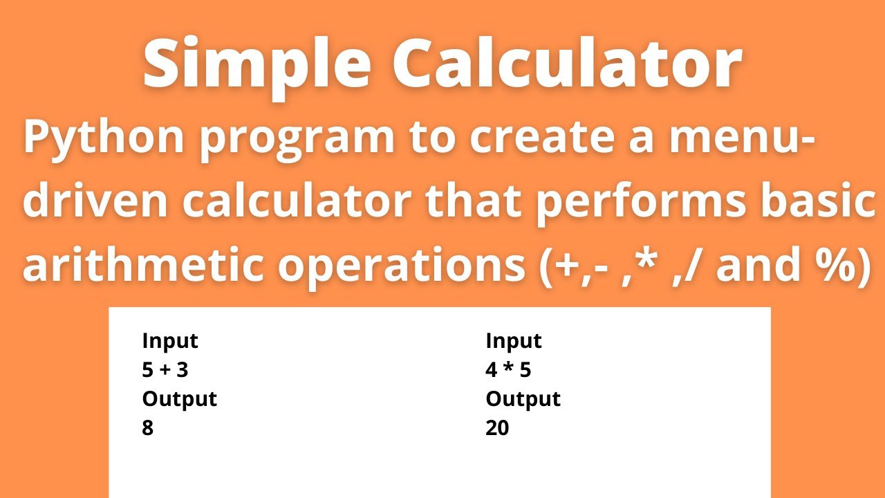 Python program to create a menu-driven calculator that perform basic operations | Grand Assignment 3