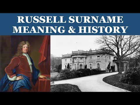 Russell Surname History