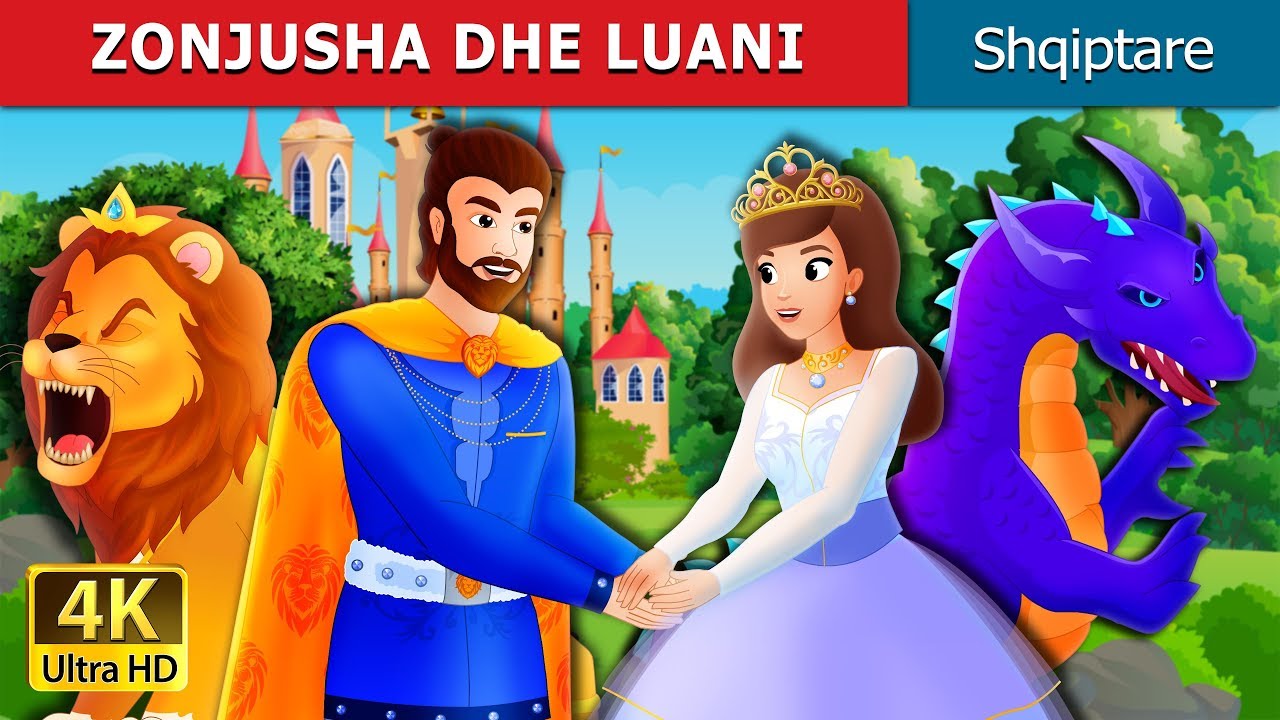 ZONJUSHA DHE LUANI | The Lady and The Lion Story in Albanian | @AlbanianFairyTales