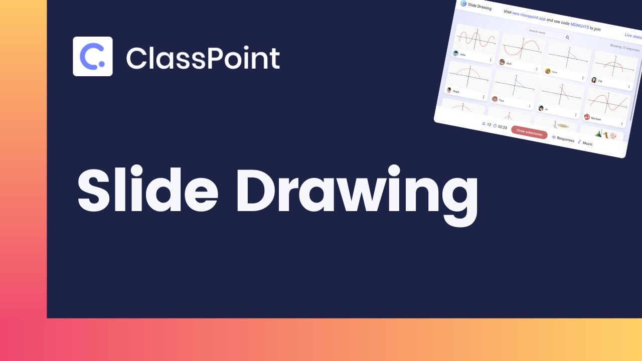 How to Use ClassPoint's Slide Drawing Activity in PowerPoint [ ClassPoint Tutorial ]
