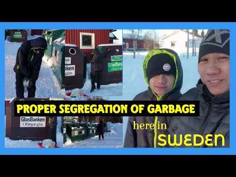 How do we Dispose our Garbage here in SWEDEN? Cards Javier vlog