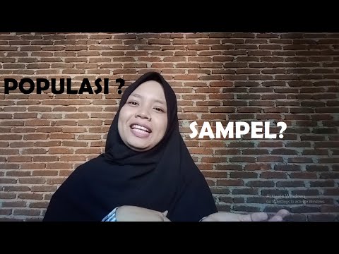 #STATISTIKA #POPULASI #SAMPEL | POPULASI DAN SAMPEL ADALAH (INGAT PENENTUAN SAMPEL TDK SEMBARANGAN)