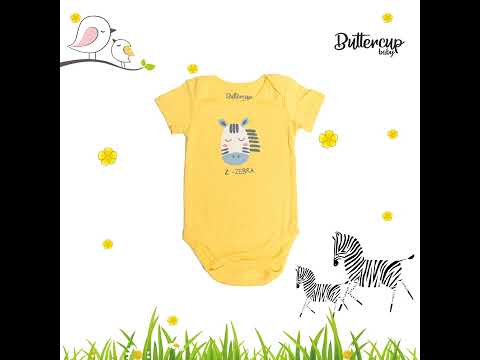 Zebra print onesie 🦓 | Newborn Baby Essentials (clothing) | Buttercup Baby