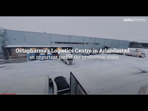 Octapharma's Logistics Centre in Arlandstad, Sweden, an important part of the production chain