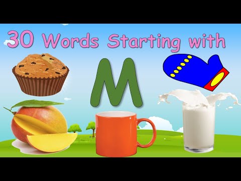 30 Words Starting with Letter M || Letter M words || Words that starts with M