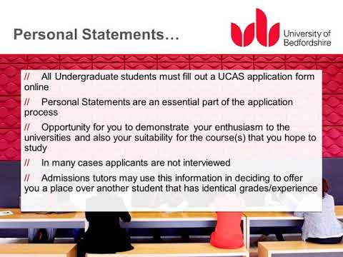 Help and advice: UCAS and Personal Statements