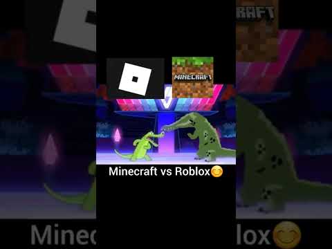 Minecraft VS Roblox ???? #shorts #roblox #minecraft