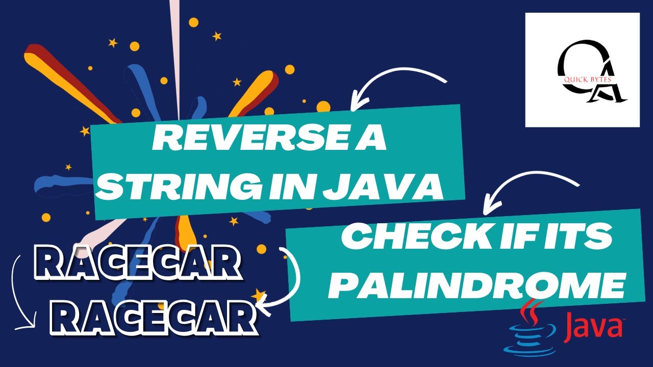 Java program To Reverse A String || Verify Palindrome In Java || Java Interview Question