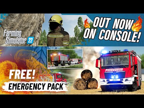 EMERGENCY PACK ON CONSOLE! | FS22 | NEW MODS! (Review) Farming Simulator 22 | PS5 | 9th Nov 2023.
