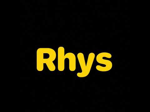 How the heck do you say RHYS?! 😅 | Correct pronunciation