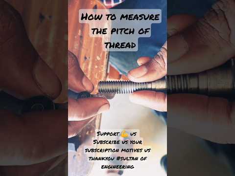 Check the pitch of threads