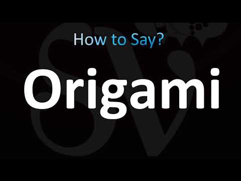 How to Pronounce Origami (Correctly!)
