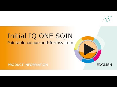 Initial IQ ONE SQIN - Paintable colour-and-form system