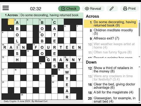 Daily Cryptic Crossword - 5 June, 2025