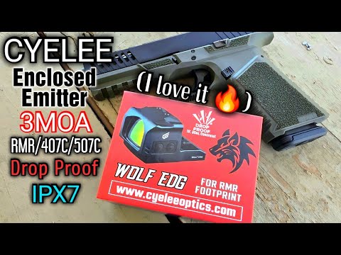 Cyelee Wolf EDG Review & Shoot Enclosed Emitter RMR Pistol Red Dot