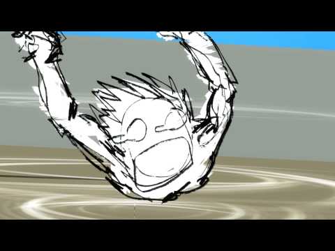 Sakuga Action Scene 001 (Rough) | EIEN