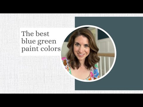 8 of the prettiest blue green paint colors