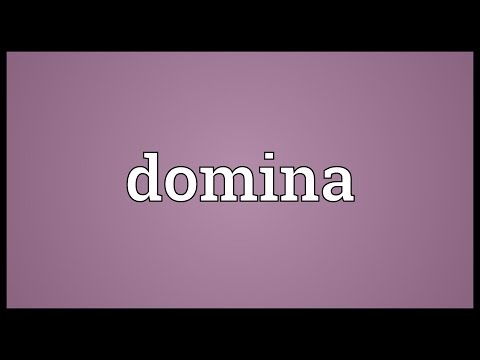 Domina Meaning