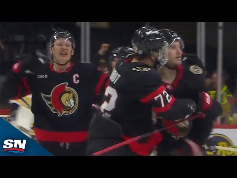 Senators' Josh Norris One-Times Home Game Tying Goal In Dying Seconds